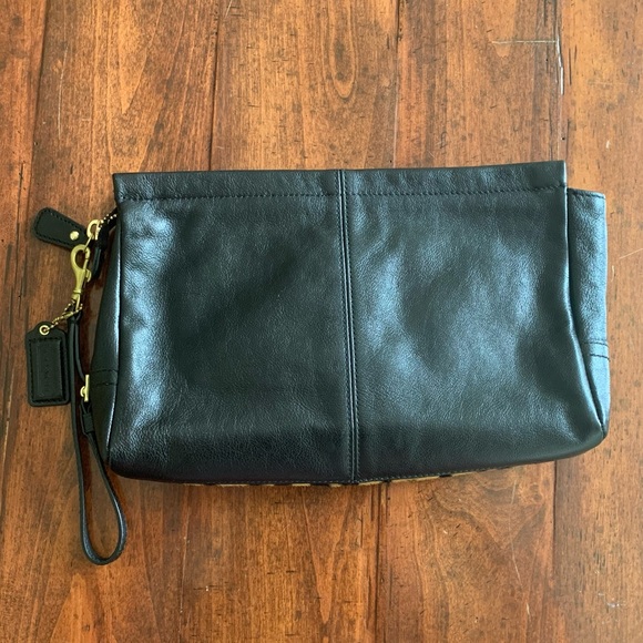 Coach | Bags | Coach Cheetah Leopard Print Leather Clutch Bag | Poshmark